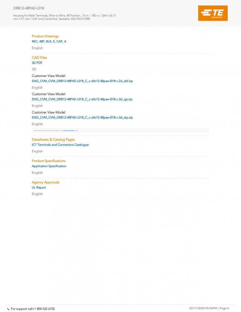 DRB12-48PAE-L018 technical document page 6