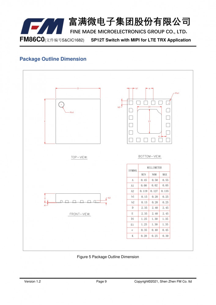 FM86C0 datasheet page 9