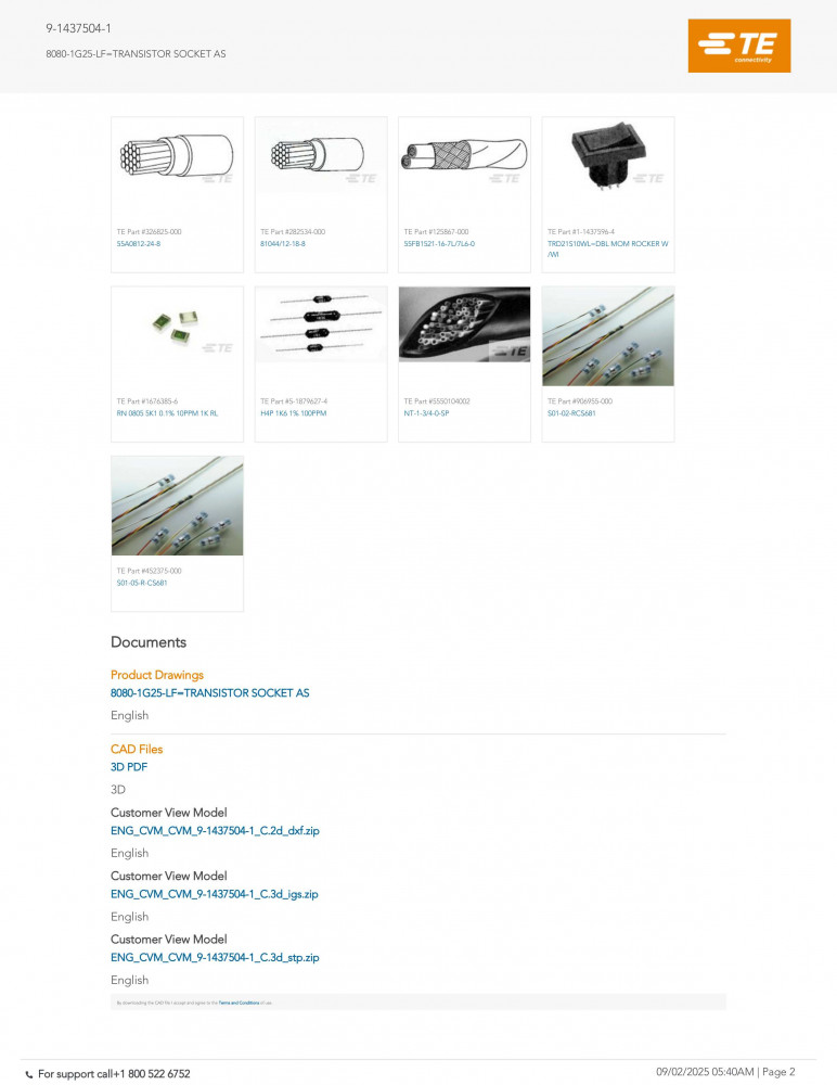 Technical document image 2 for 9-1437504-1