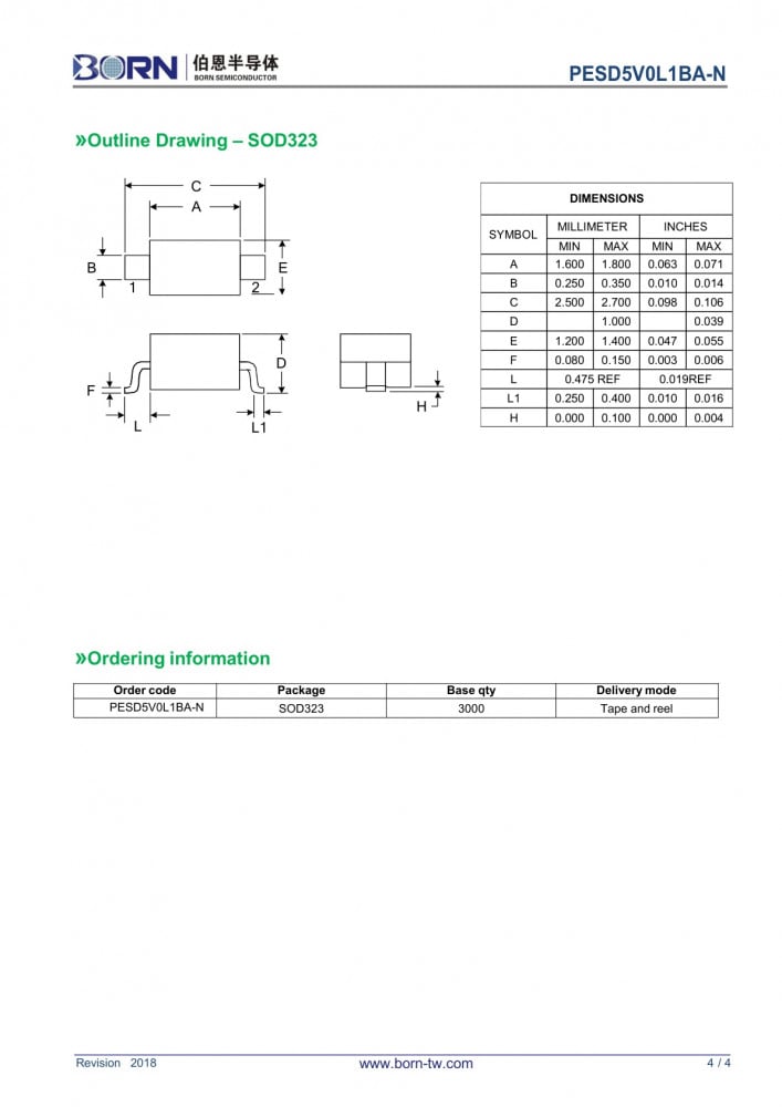 PESD5V0L1BA-N datasheet page 4