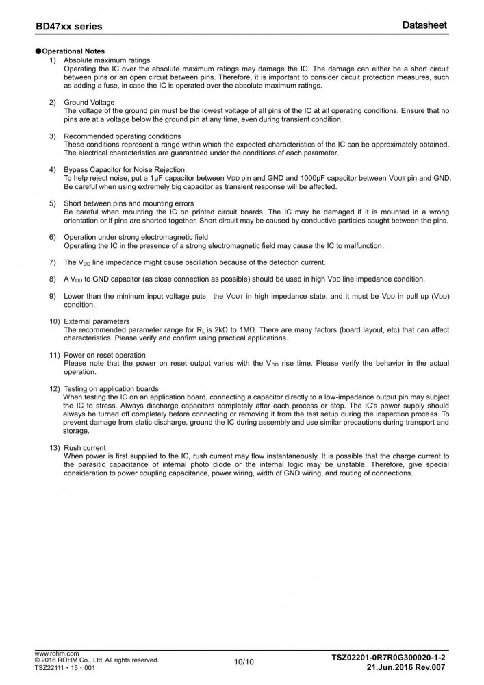 BD4745G-TR technical document page 10