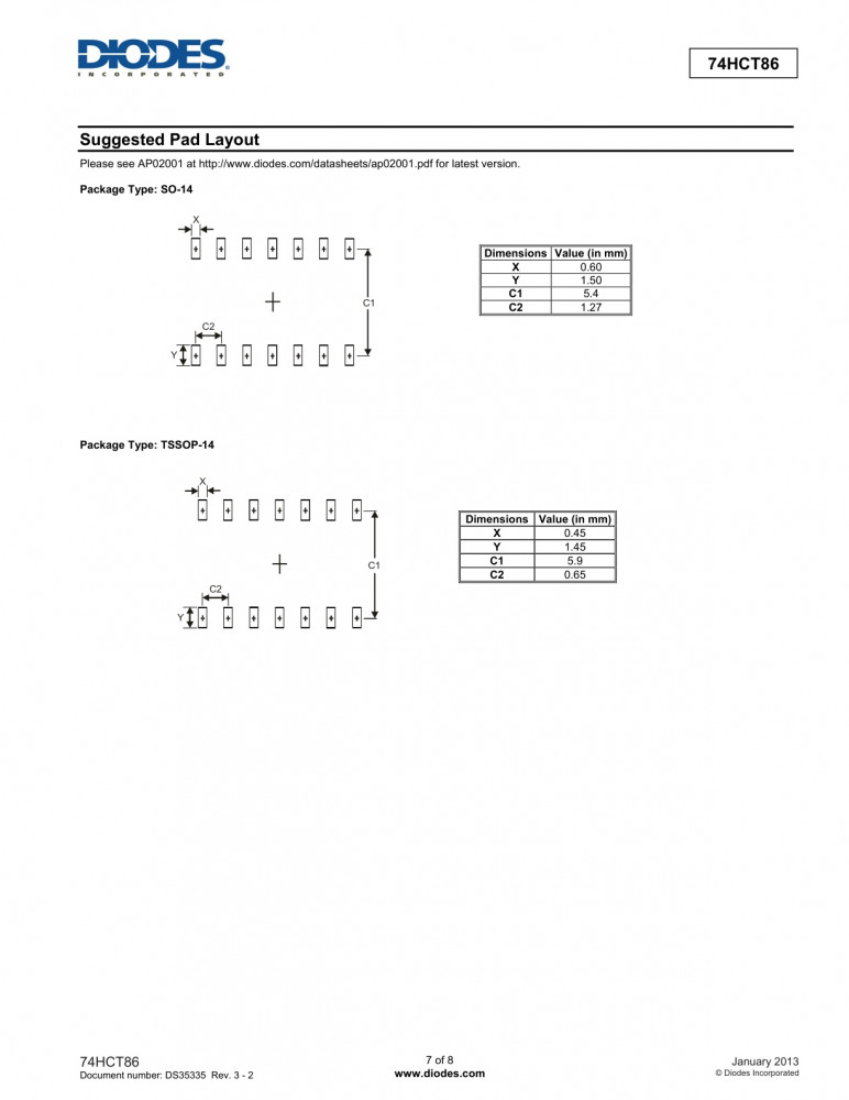 74HCT86S14-13 datasheet page 7
