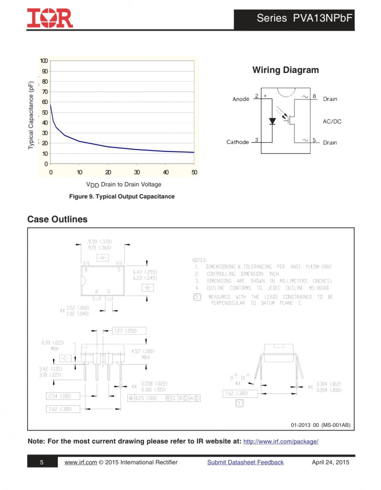 PVA1352NPBF datasheet page 5