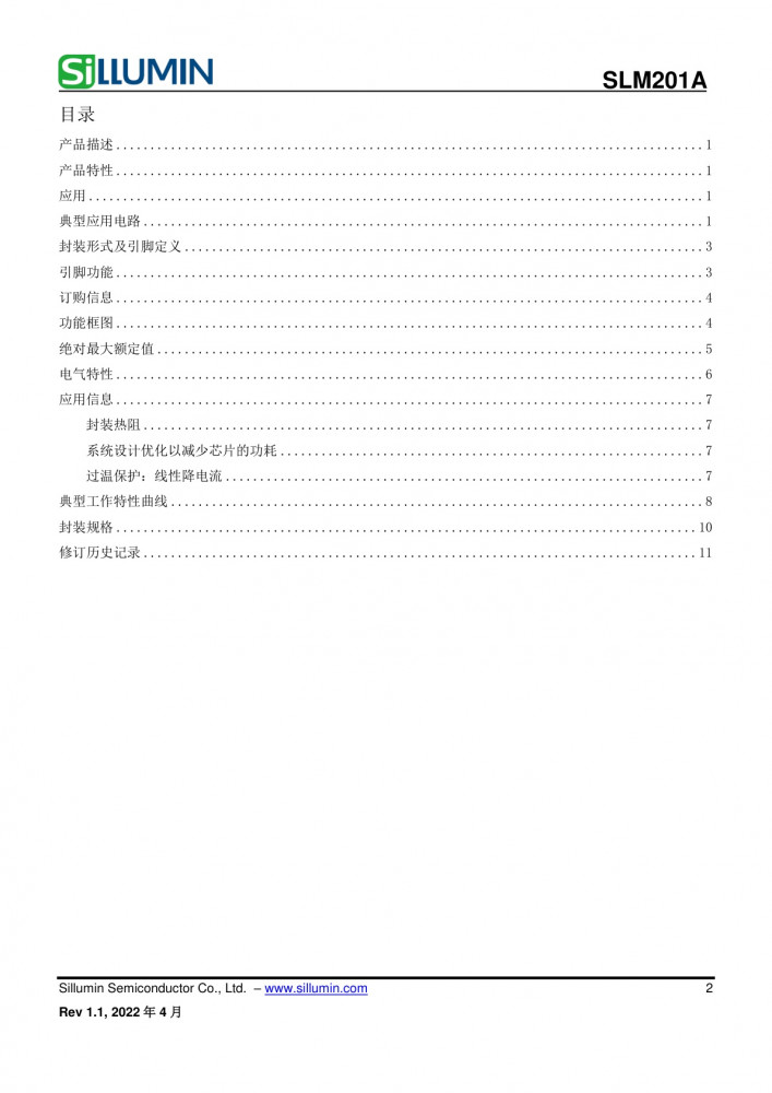 SLM201A datasheet page 2