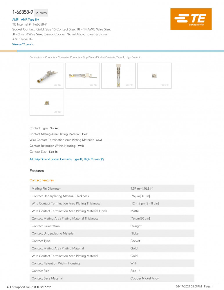 1-66358-9 technical document page 1