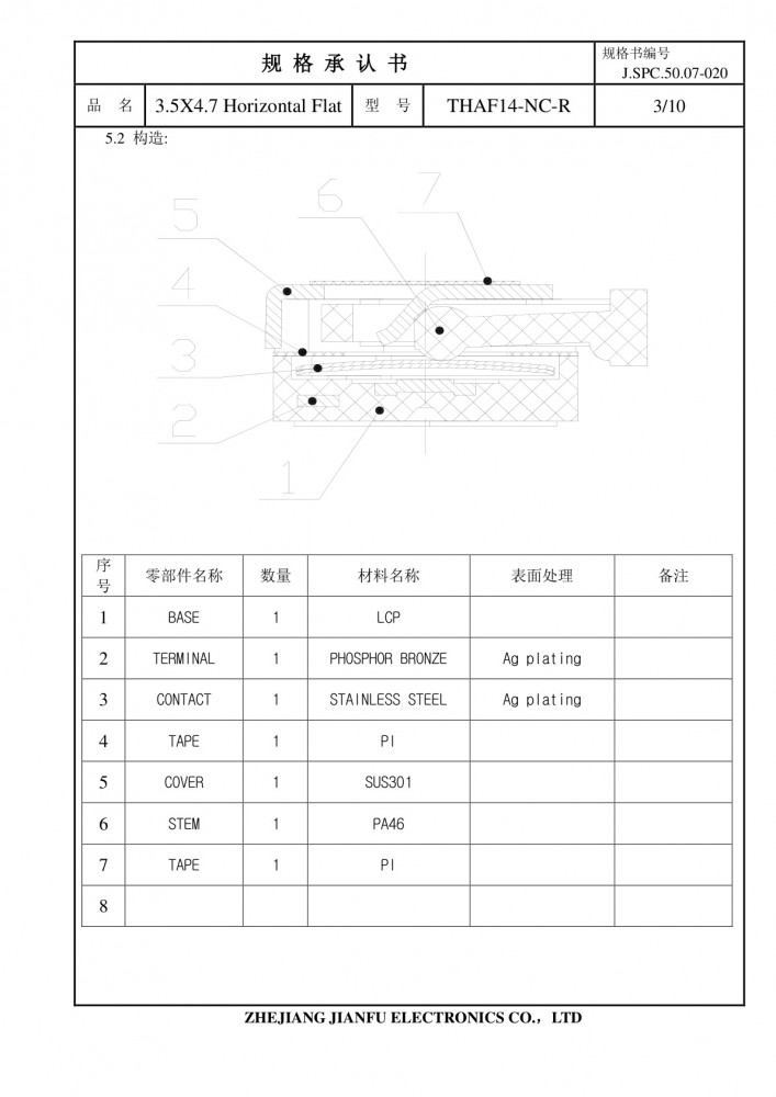 THAF14-NC-R specification page 4