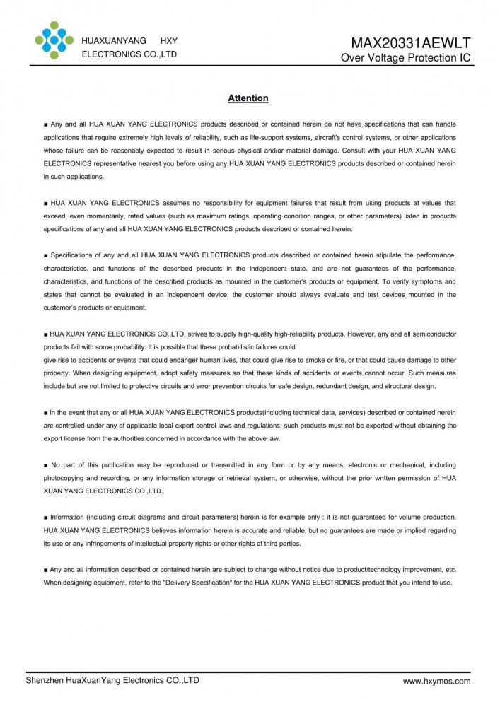 MAX20331AEWLT-HXY datasheet page 7