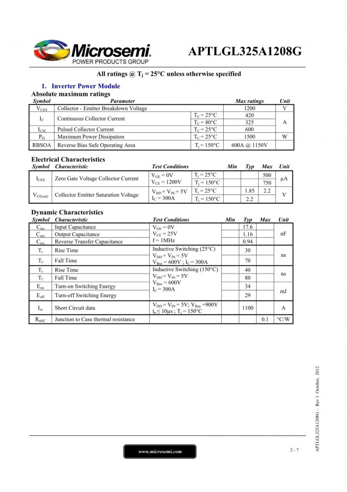 APTLGL325A1208G document page 2