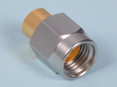 SMA Jack, 2-Hole .625” x .223” Flange Mount, Field Replaceable, Accepts .012