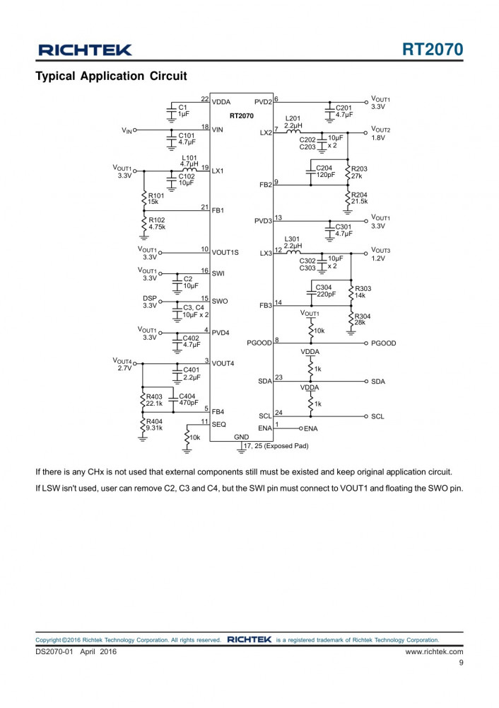 RT2070 datasheet page 9