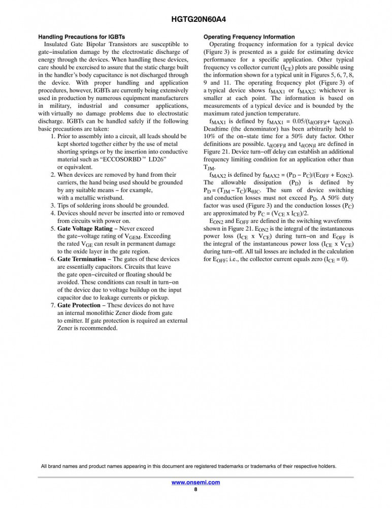 HGTP20N60A4 datasheet page 8