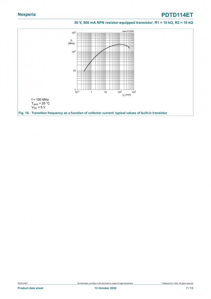 PDTD114ETR datasheet page 7