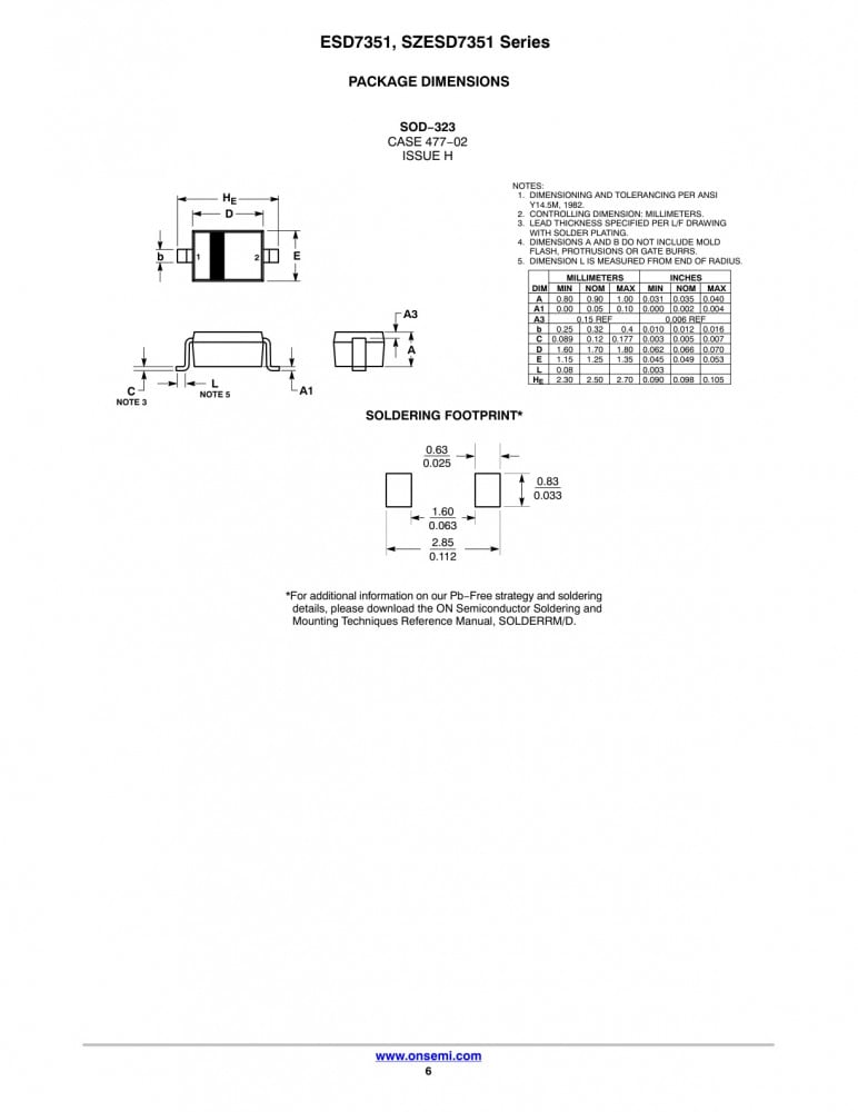 ESD7351 datasheet page 6
