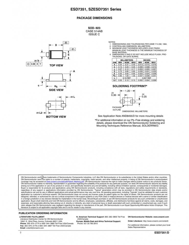 ESD7351 datasheet page 8