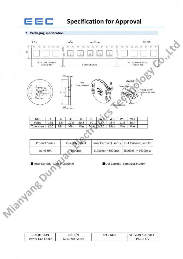 EEC AL-4520A specification page 5