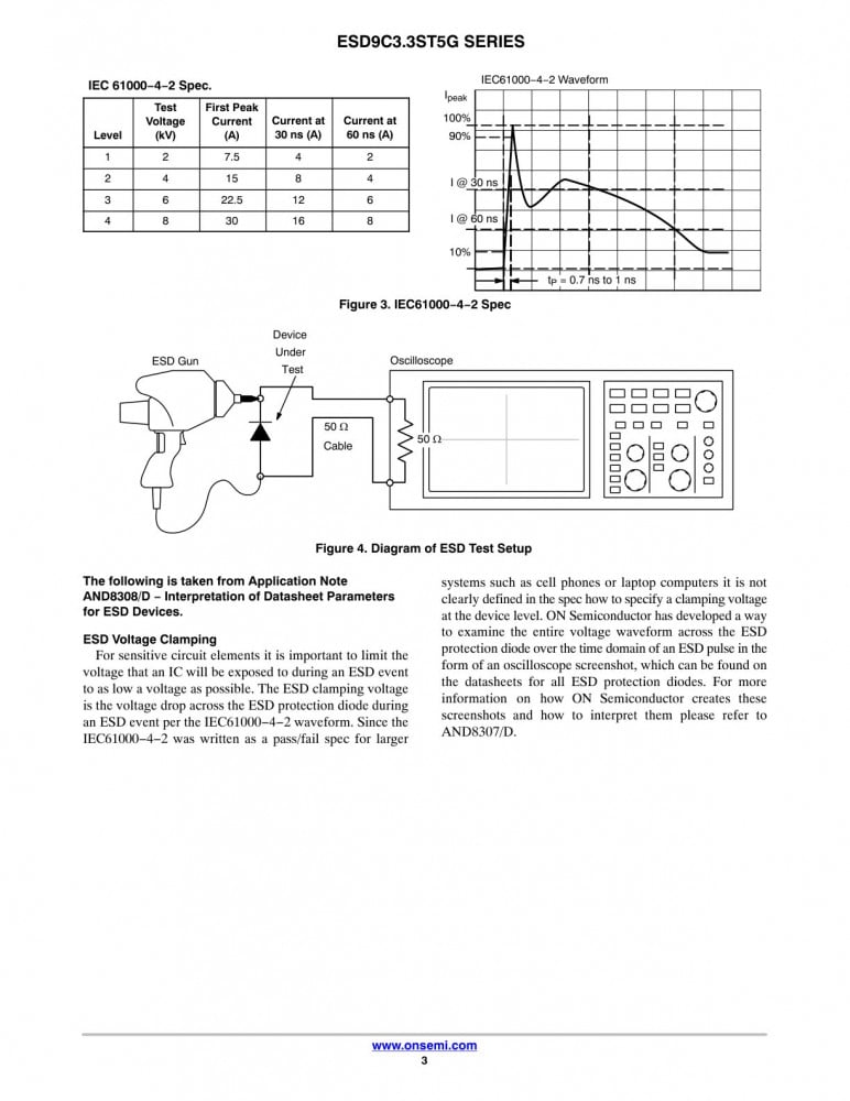 ESD9C5.0ST5G datasheet page 3
