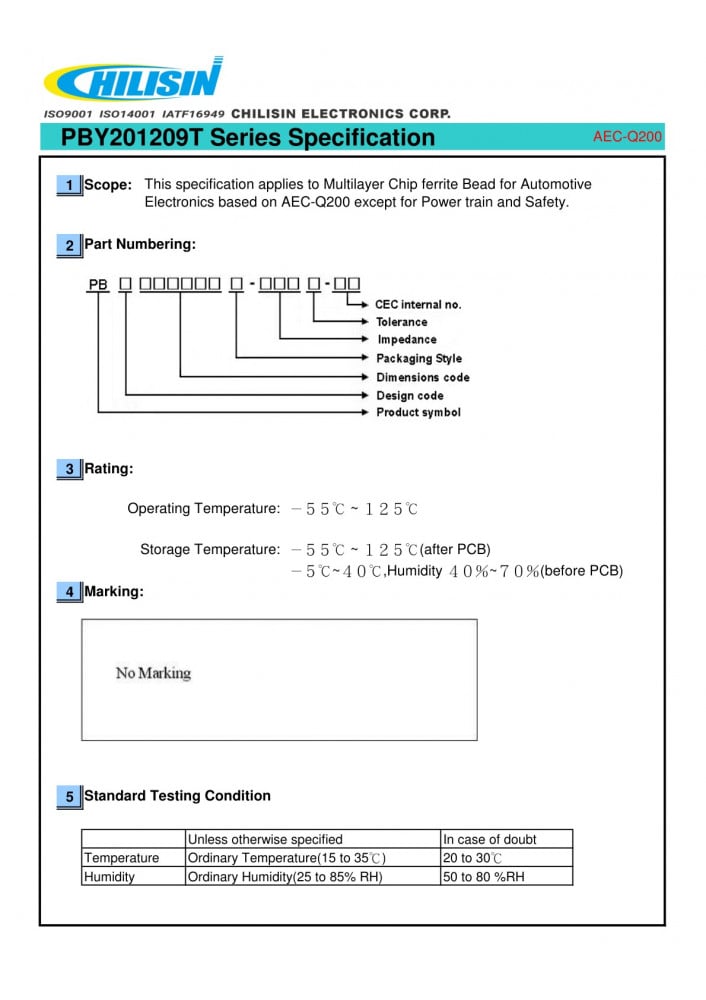 PBY201209T-121Y-AU specification page 2