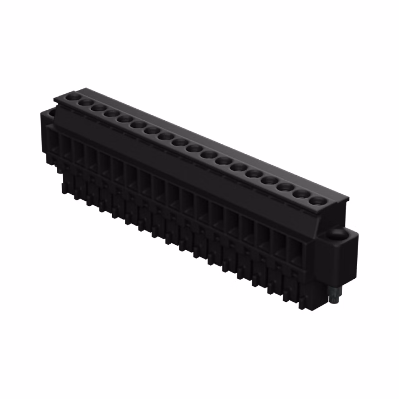 3.50mm Pitch Eurostyle Vertical Plug, with Retention Screws, Front Wire Entry, 18 Circuits for sale