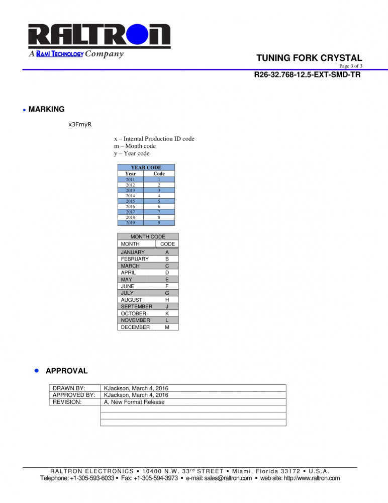R26-32.768-12.5-SMD-TR environmental and reflow page