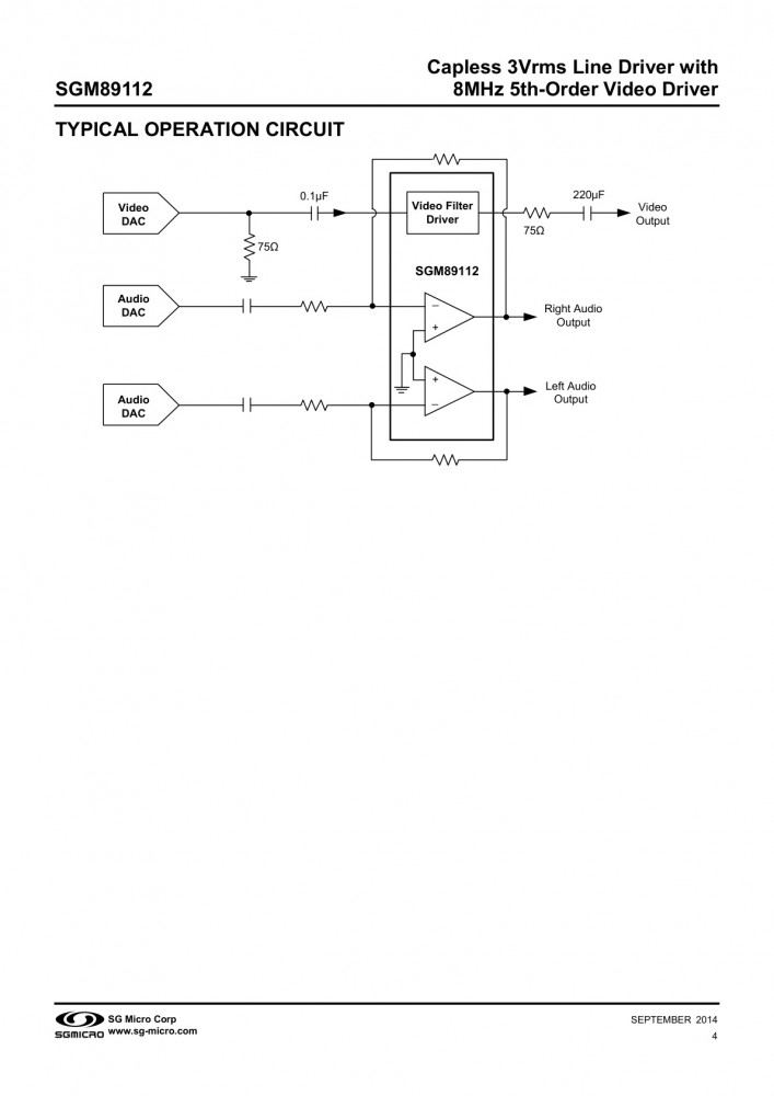 SGM89112 datasheet page 4