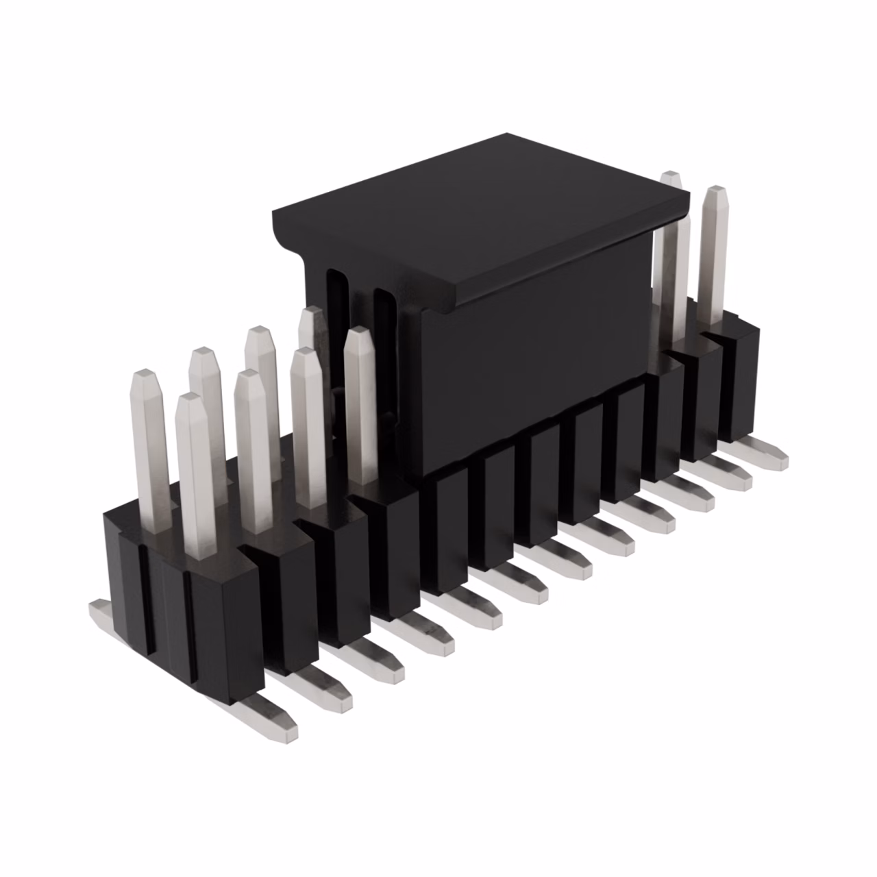 Slim-Grid Header, 24 Circuits, Surface Mount, Vertical, Unshrouded, 2.54µm Overall Tin (Sn) Plated, with Pick-and-Place Cap, Tube, Lead-Free for sale