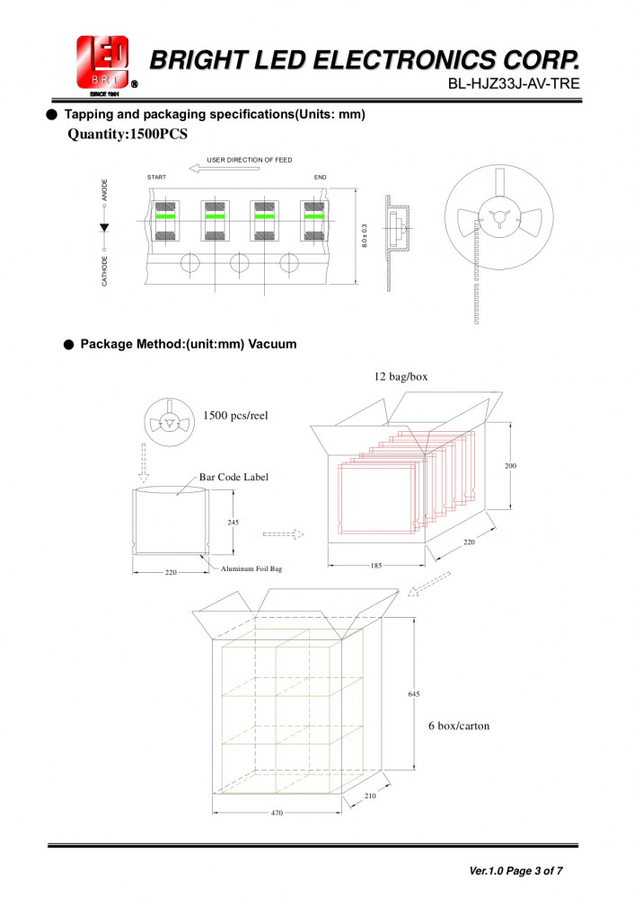 BL-HJZ33J-AV-TRE datasheet page 3