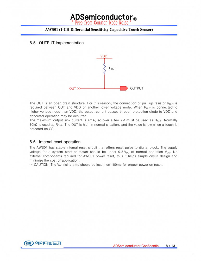 AWS01 datasheet page 9