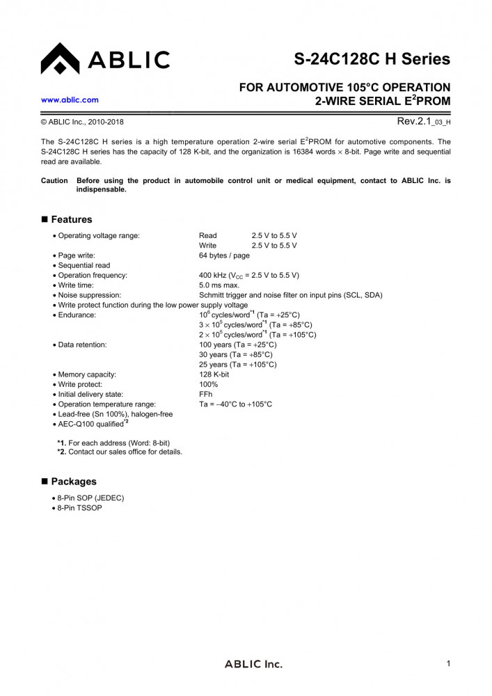 S-24C128C document page 1