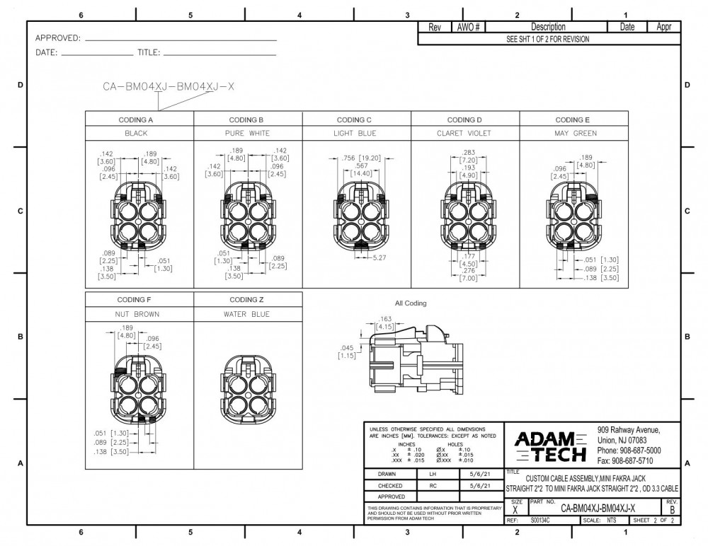 ADAM TECH CA-BM04XJ-BM04XJ-X drawing preview, page 2