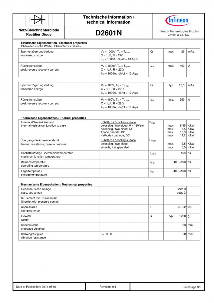 D2601N85T datasheet page 3