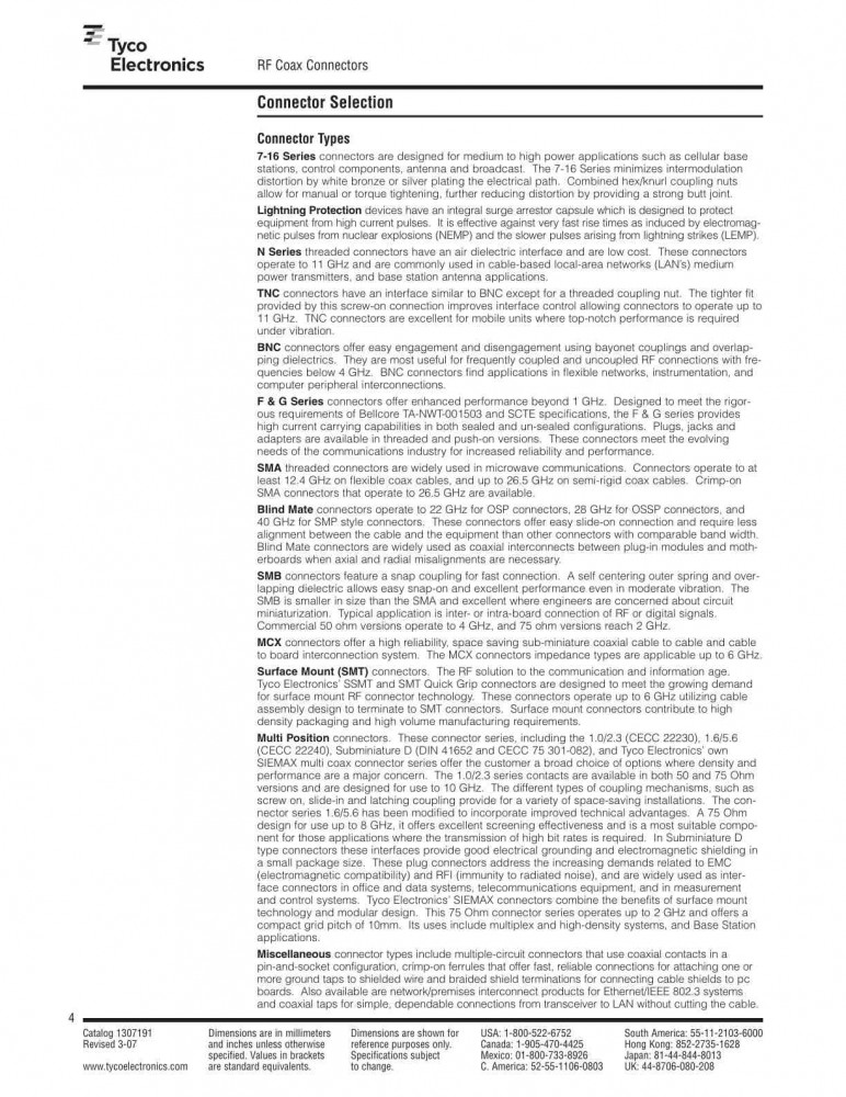 TE RF Coax catalog page 4