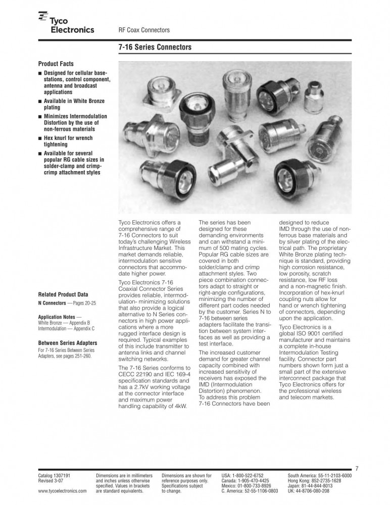 TE RF Coax catalog page 7