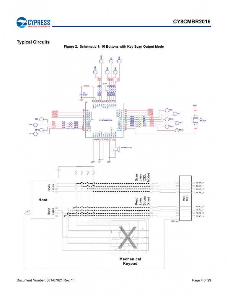 CY8CMBR2016 document page 4