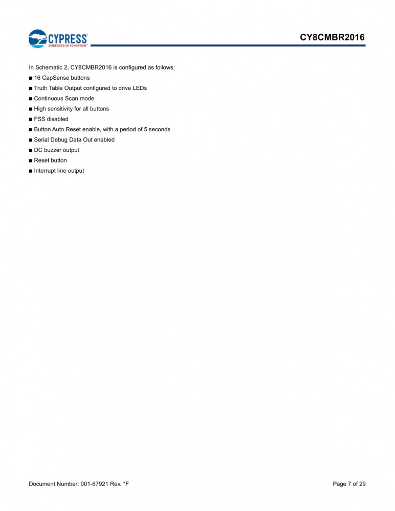 CY8CMBR2016 document page 7