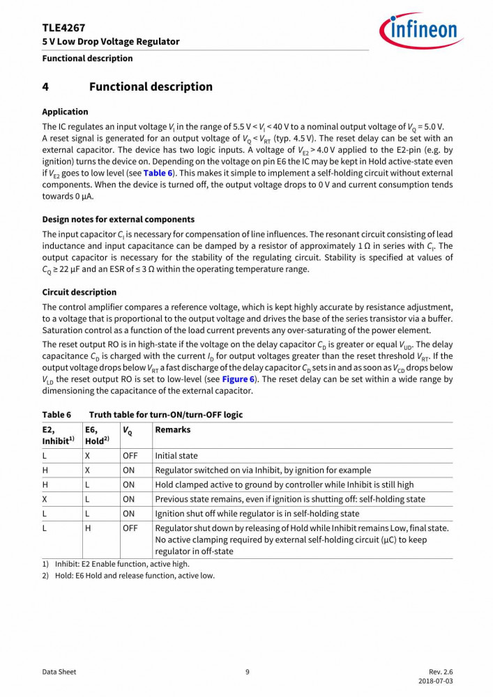 TLE4267G datasheet page 9