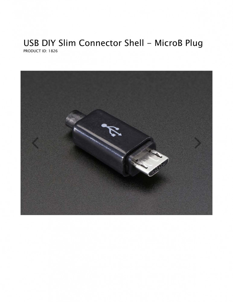 Adafruit 1826 technical document page 1
