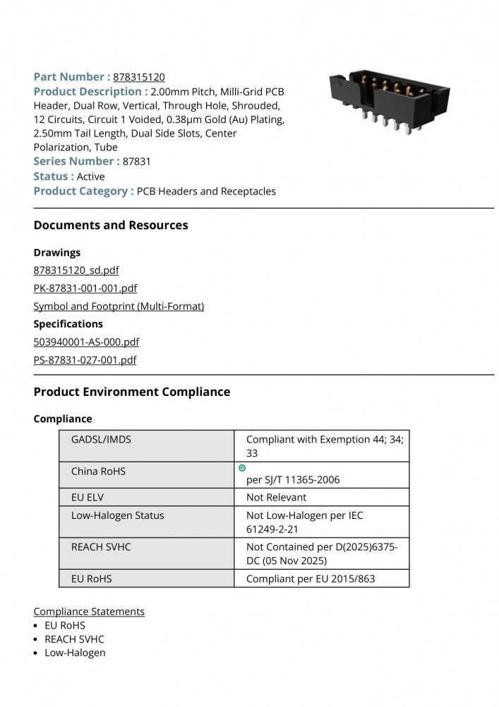 878315120 technical document page 1
