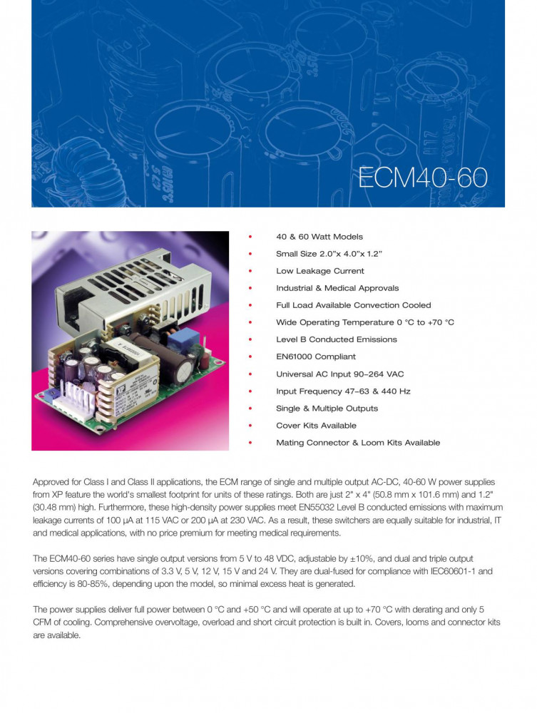 ECM40-60 technical document page 1