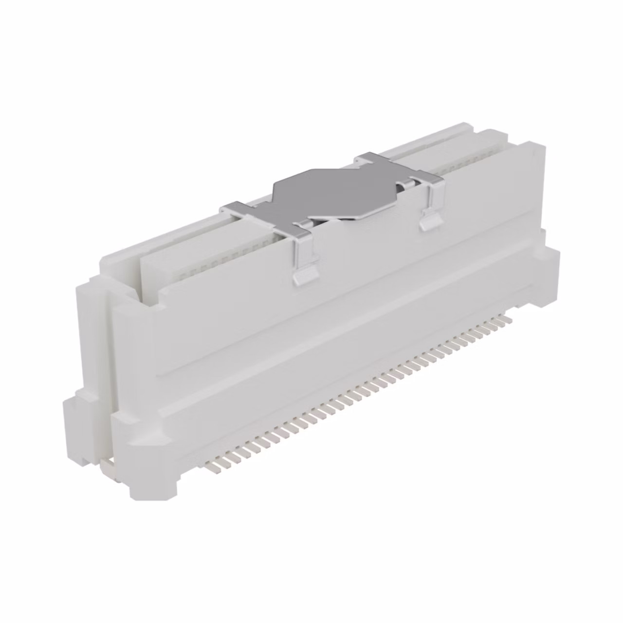 SlimStack Board-to-Board Connector, 0.635mm Pitch, 0.635 Series, Receptacle, 12.00 to 16.00mm Mated Height, 6.40mm Mated Width, with Vacuum Pick-Up Area, 70 Circuits for sale