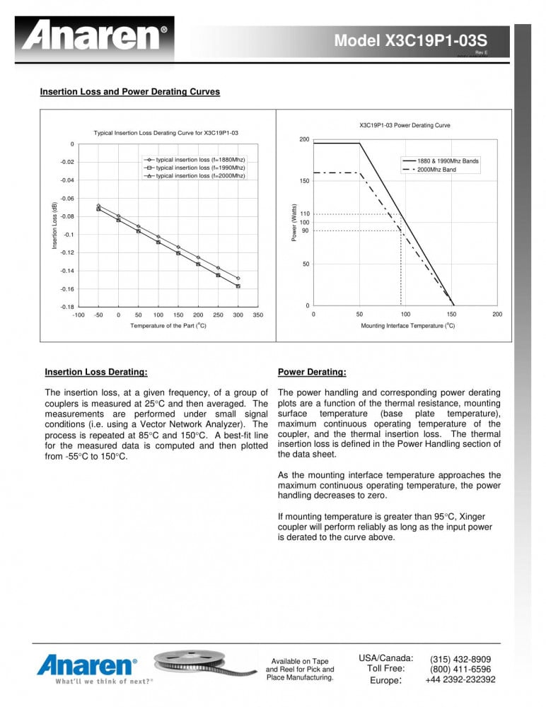 X3C19P1-03S datasheet page 3