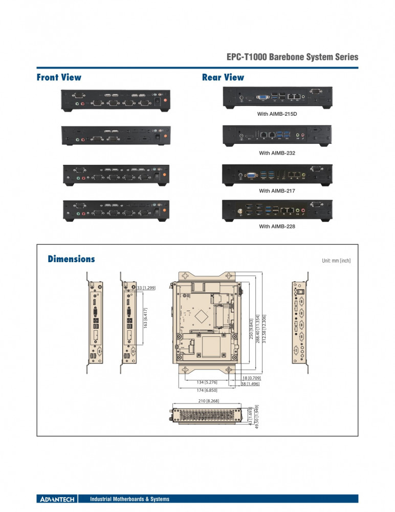 EPC-T1000 series technical document, page 3