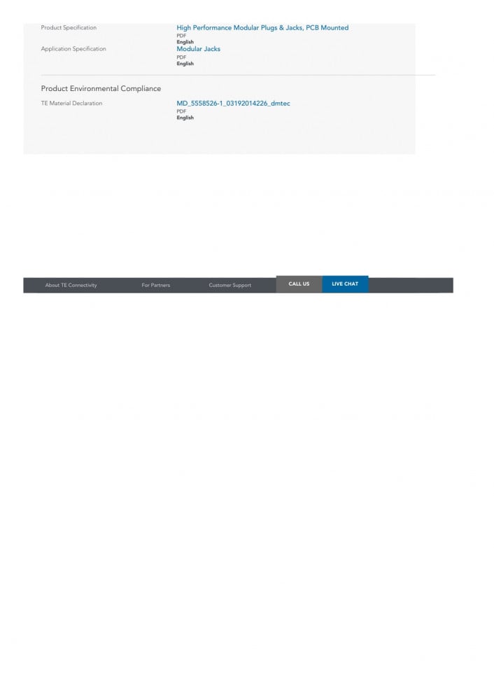 TE Connectivity 5558526-1 technical document page 2