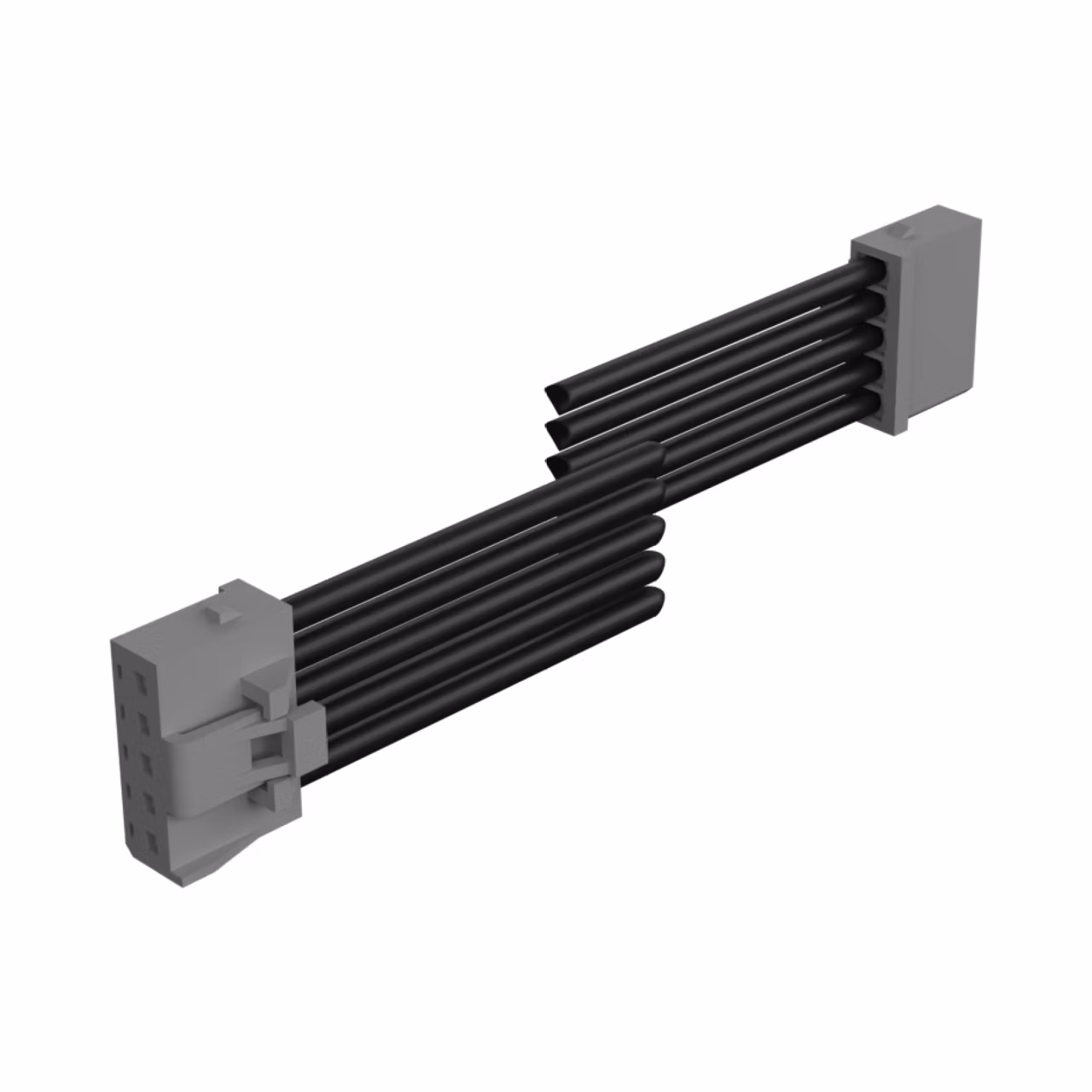 KK Plus 250-to-KK Plus 250 Off-the-Shelf (OTS) Cable Assembly, 2.50mm Pitch, Single Row, 150.00mm Length, 5 Circuits, Black for sale