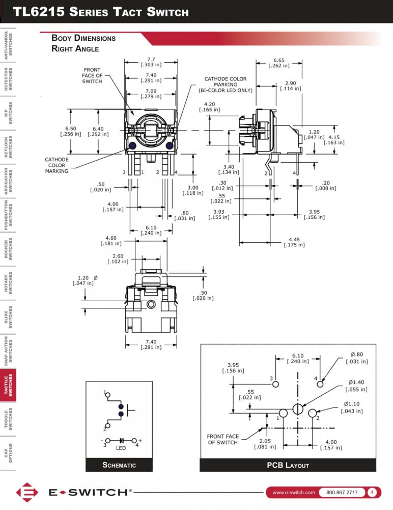 TL6215 series technical document page 3