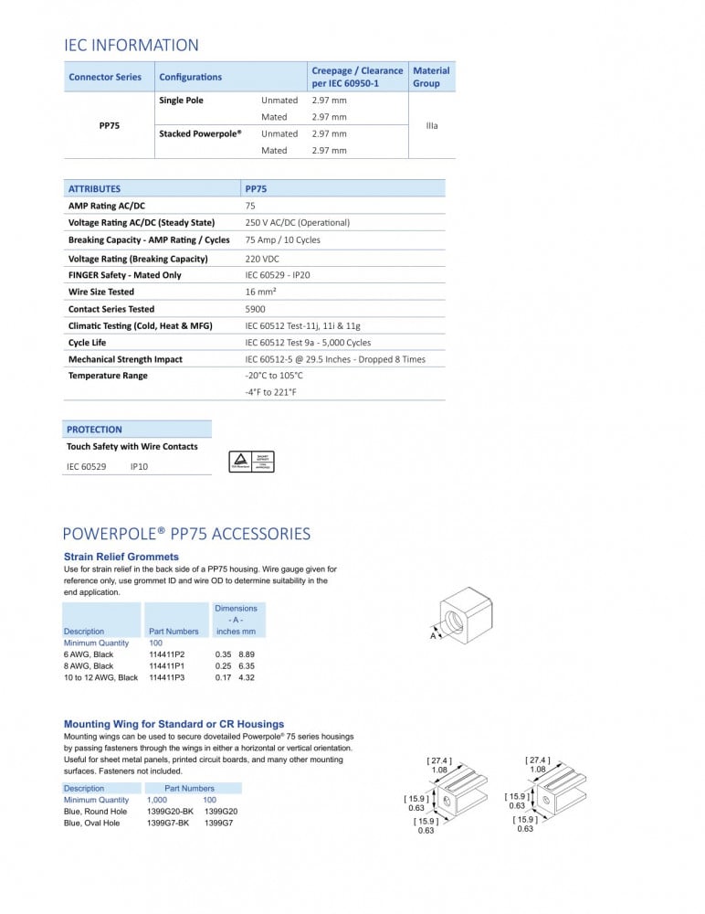 PP75 technical document page 5
