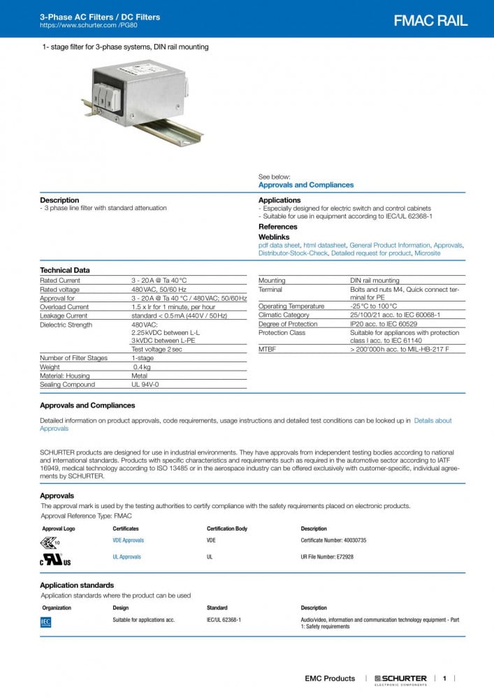 FMAC-3RYB-0610 technical document page 1