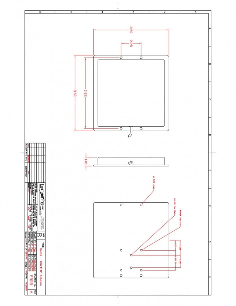 L-com antenna drawing reference