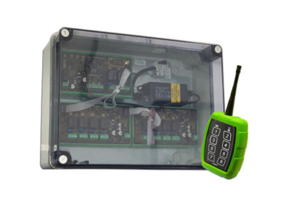 PROTRAP 868MHz FM OR LORA 8 CHANNEL INDUSTRIAL DIN RAIL REMOTE CONTROL SYSTEM for sale