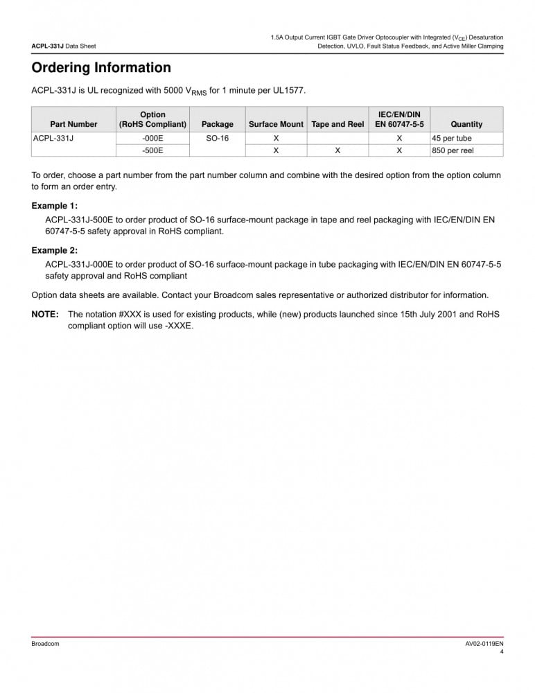 ACPL-331J datasheet page 4