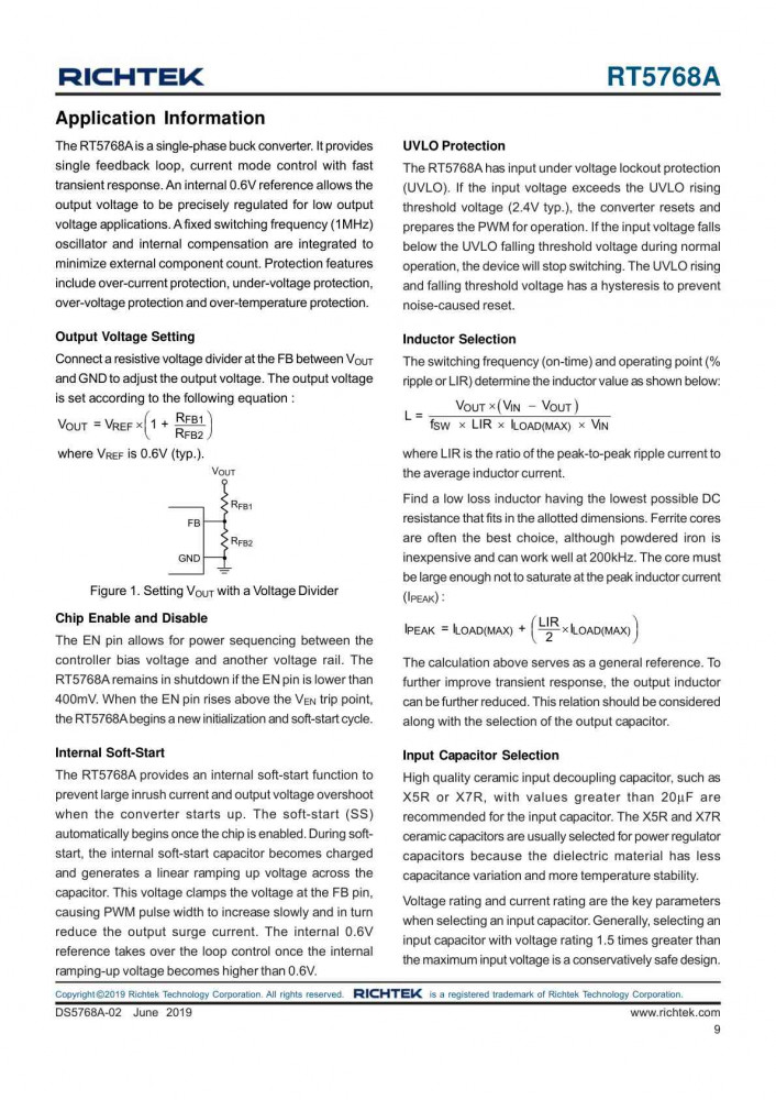 RT5768AGQW datasheet page 9